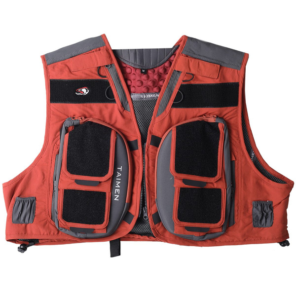 Taimen Rauchua Fly Fishing Vest - Baked Clay XS | Fly Fishing \ Fly ...