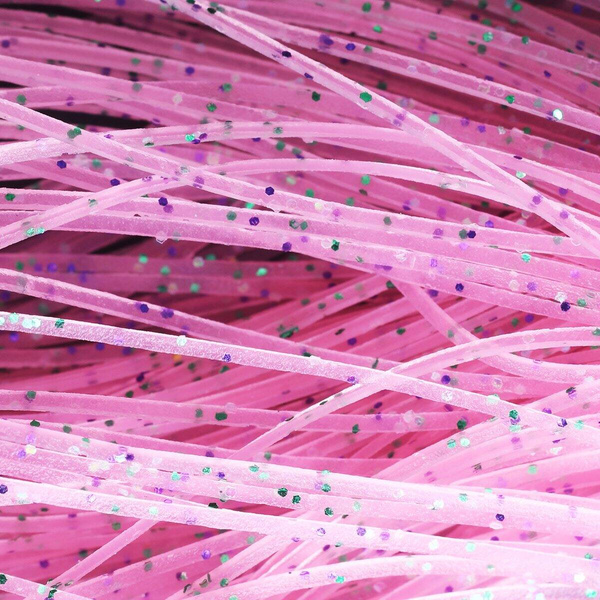 FFGene Silicone Legs Black/Red Flake | Fly Tying \ Stretch | Taimen