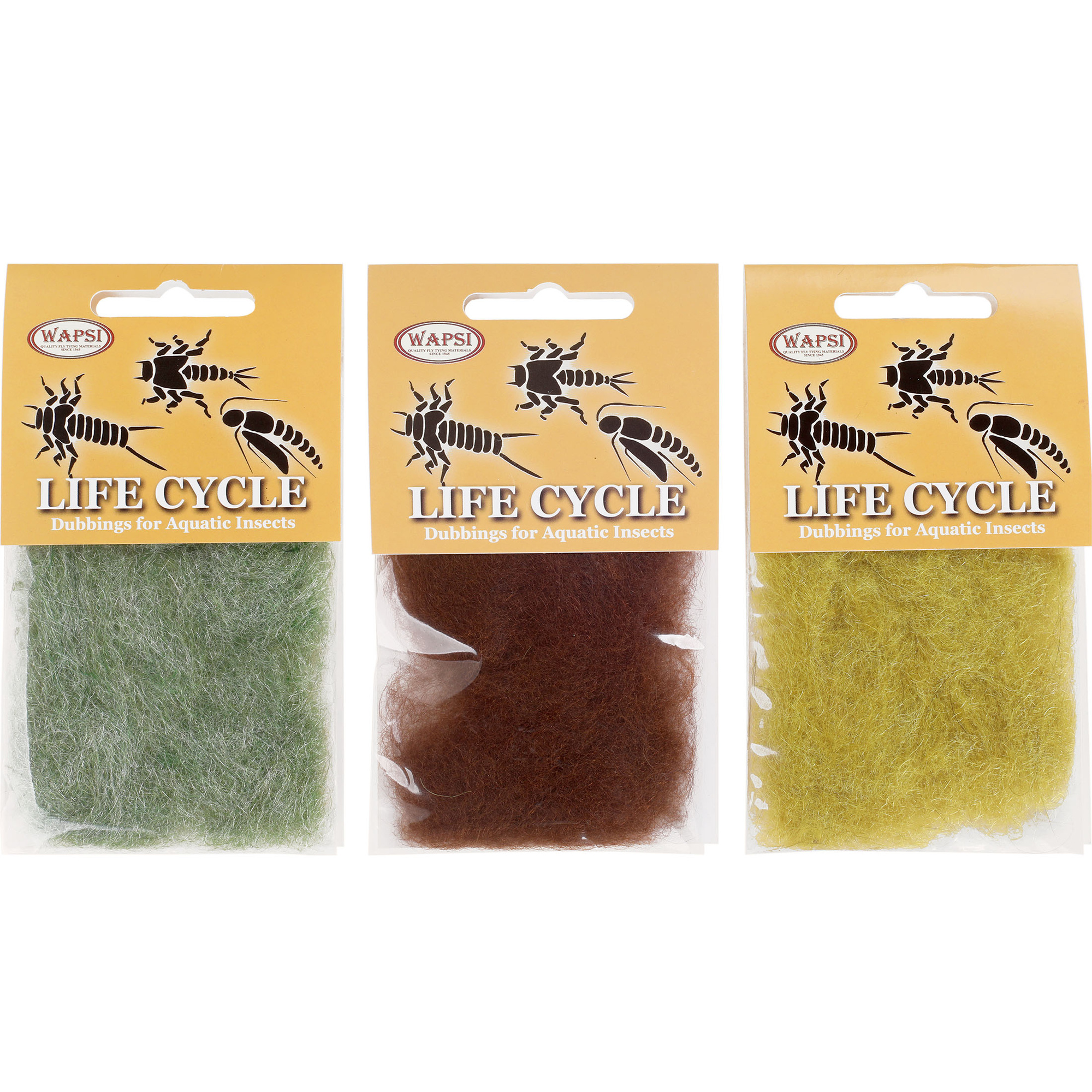 Wapsi Life Cycle - Caddis Lt. Olive | Fly Tying \ Dubbing \ Dubbing ...